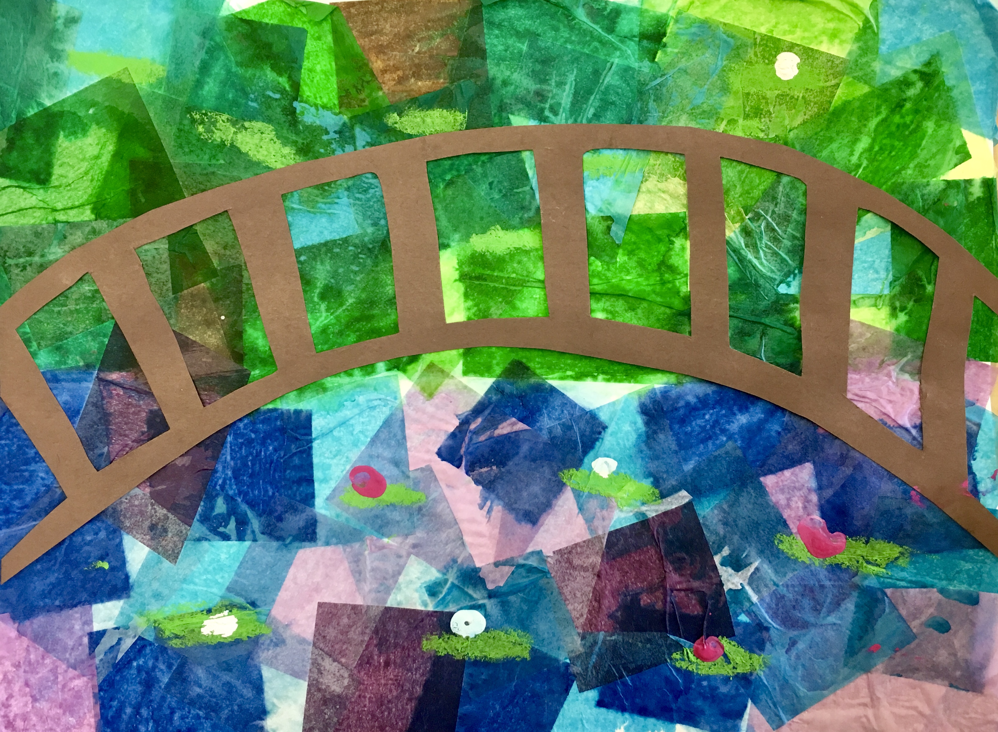 Monet inspired bridges by Special Education – Art with Mrs Filmore