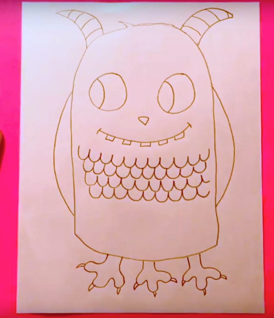 3rd Grade- Complementary Creature Prints! – Art with Mrs Filmore