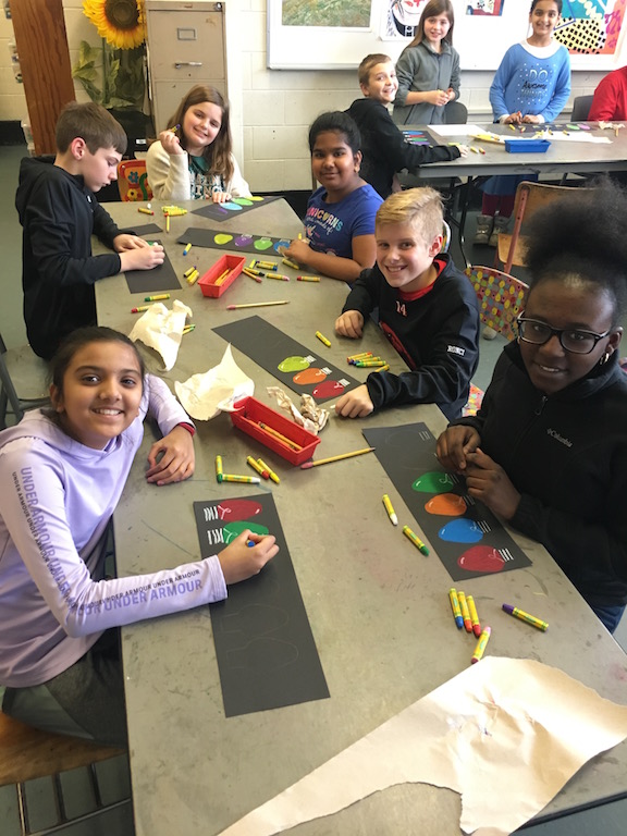 Holiday Lights! – 5th Grade – Art with Mrs Filmore
