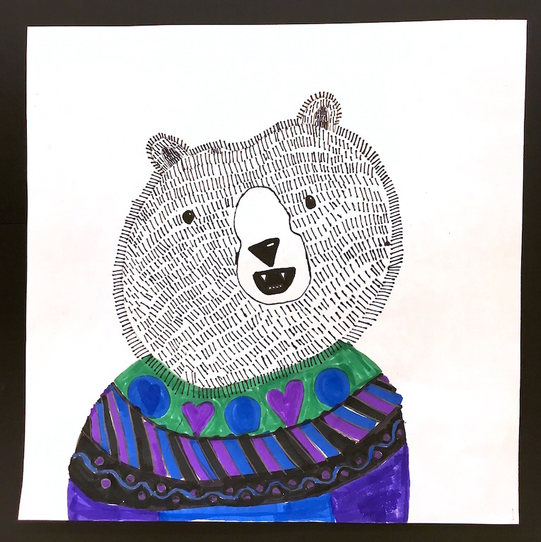 WINTER BEARS IN SWEATERS! -2ND GRADE- – Art with Mrs Filmore