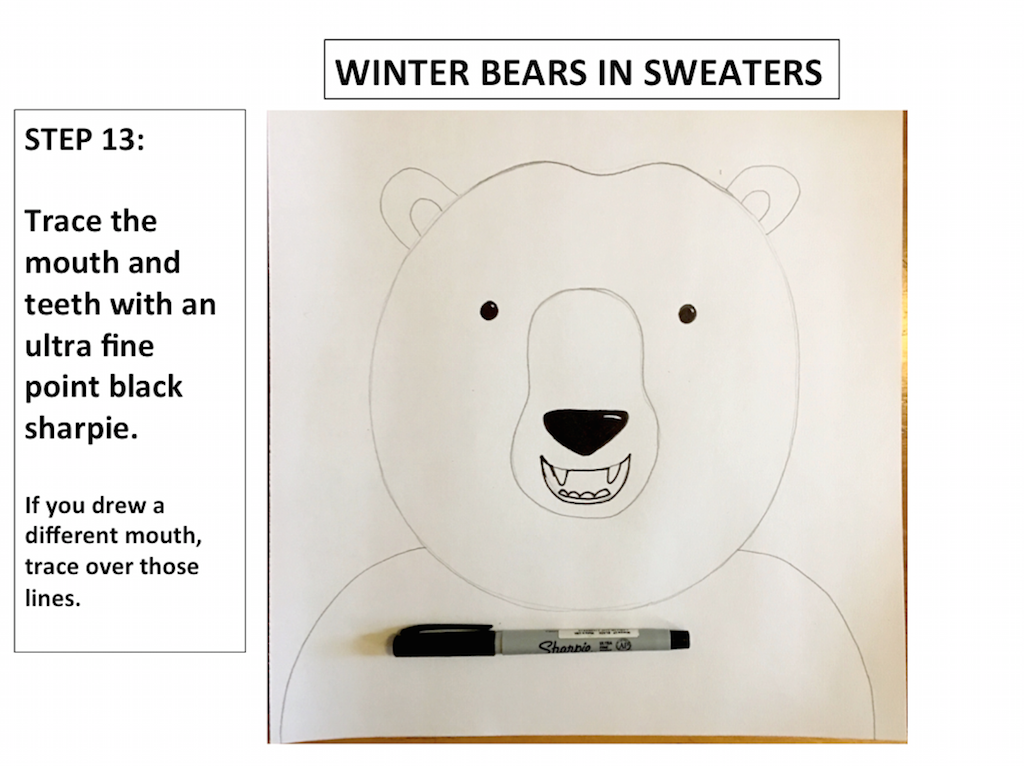WINTER BEARS IN SWEATERS! -2ND GRADE- – Art with Mrs Filmore