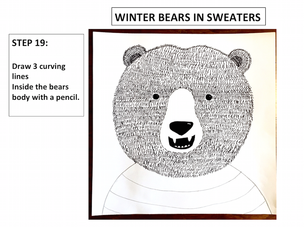WINTER BEARS IN SWEATERS! -2ND GRADE- – Art with Mrs Filmore
