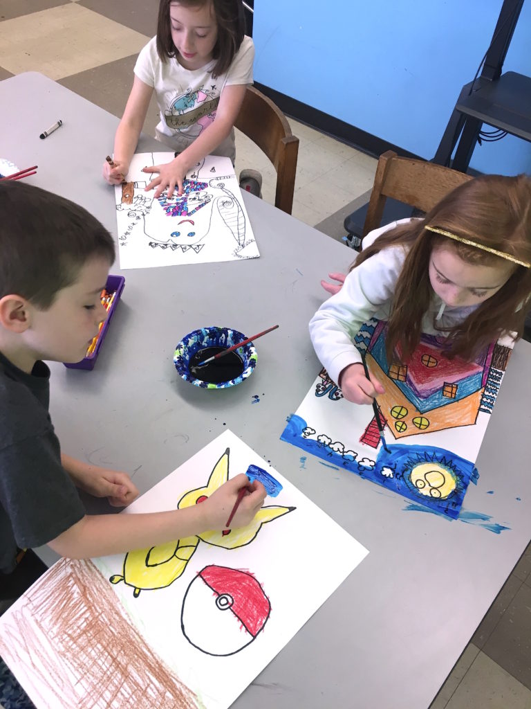 1st Grade “Dream Houses” – Art with Mrs Filmore