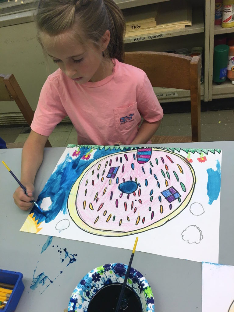 1st Grade “Dream Houses” – Art with Mrs Filmore