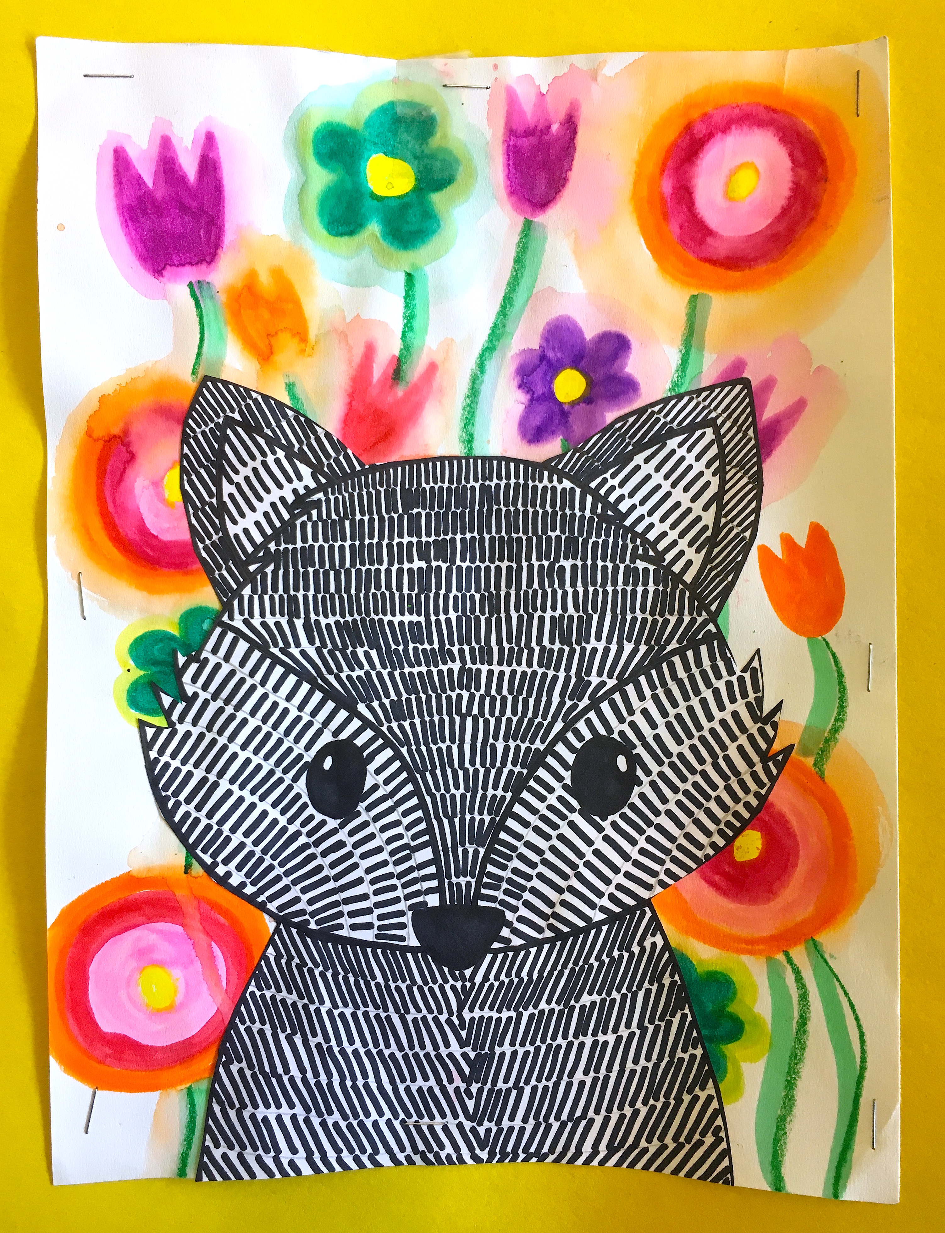 Springtime Bunny Bear Or Fox 2nd Grade Art With Mrs Filmore